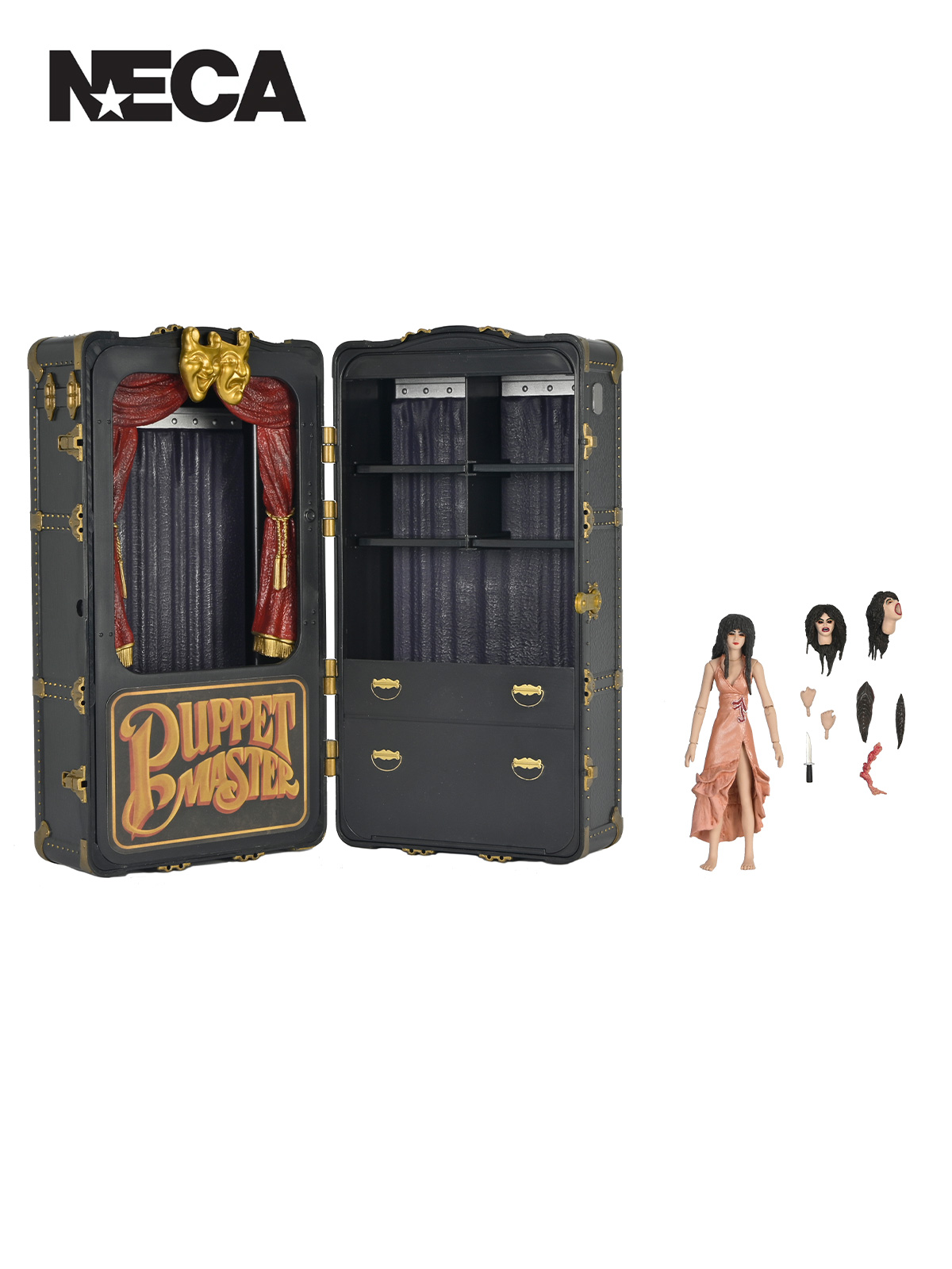 PUPPET MASTER LEECH WOMAN AND TOULON’S PUPPET CASE 7″ ACTION FIGURE 2 ...