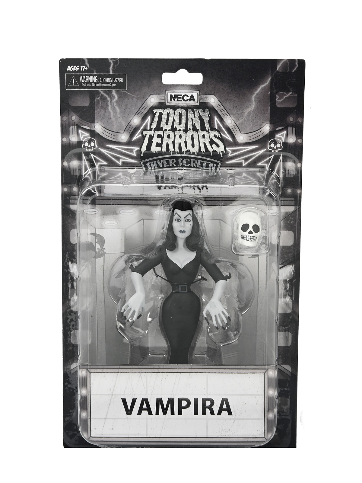 VAMPIRA – TOONY TERROR SILVER SCREEN EDITION – 6″ SCALE ACTION FIGURE – Rubies Deerfield